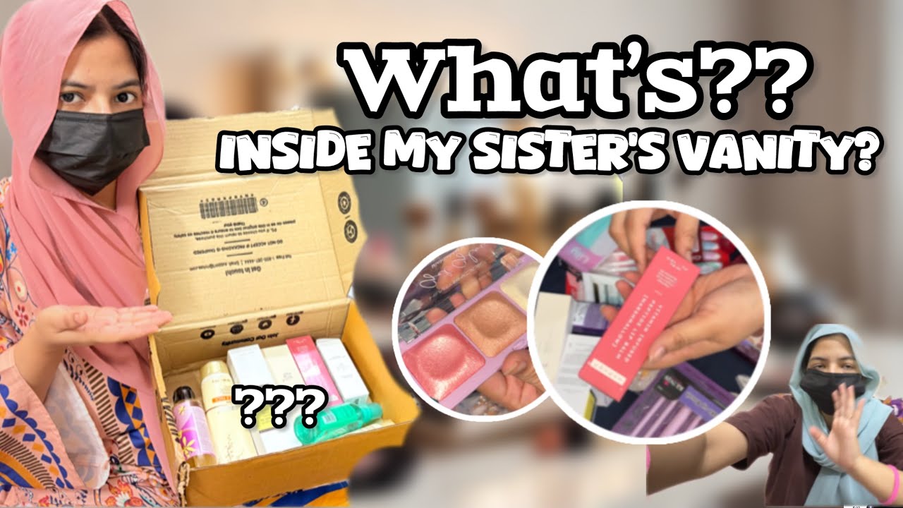 What's REALLY Inside My SISTER'S Vanity? - YouTube