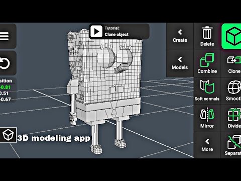 How to use 3D modeling app | full tutorial | model from scratch on ...