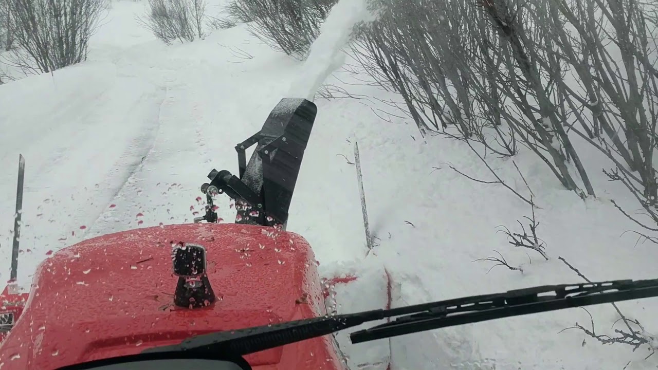 Number 21. Even newer drift cutters. Snow blowing again in deep drifts ...