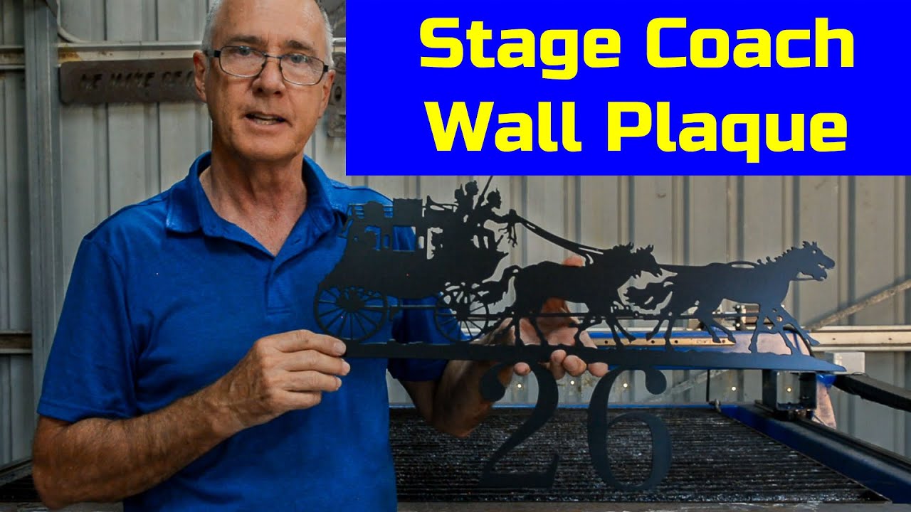 Stage Coach Wall Plaque - YouTube