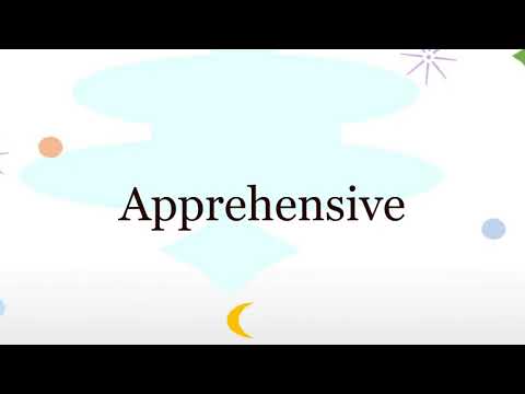 Apprehensive ( meaning + pronunciation + images ) - YouTube