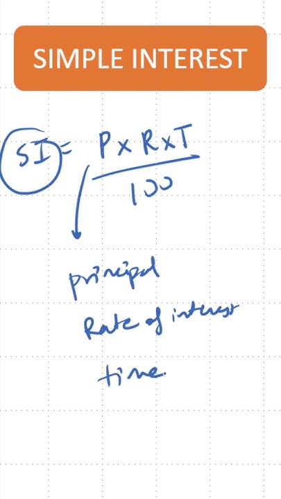 Simple Interest with solved question #simpleinterest #maths #mathstricks #education #mathematics ...