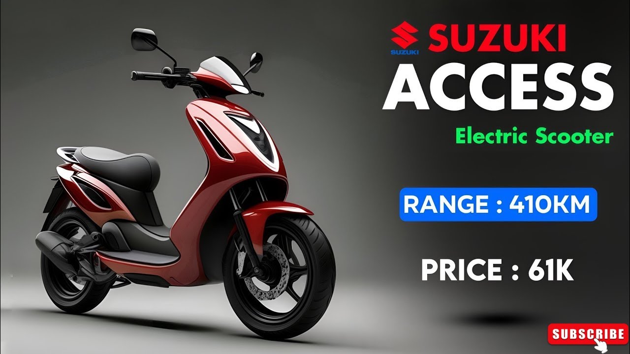 Suzuki Access EV Scooter | 470KM Range | Specs, Features, and Launch ...