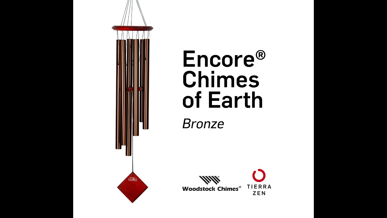 Encore Chimes of Earth - Bronze | Woodstock Chimes - YouTube