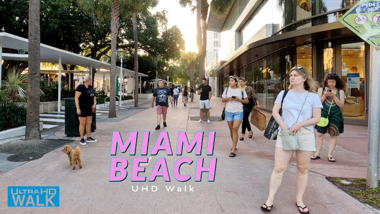 Miami Beach Walk 4k 🇺🇸 Walking tour of Miami Beach, Florida USA - YouTube