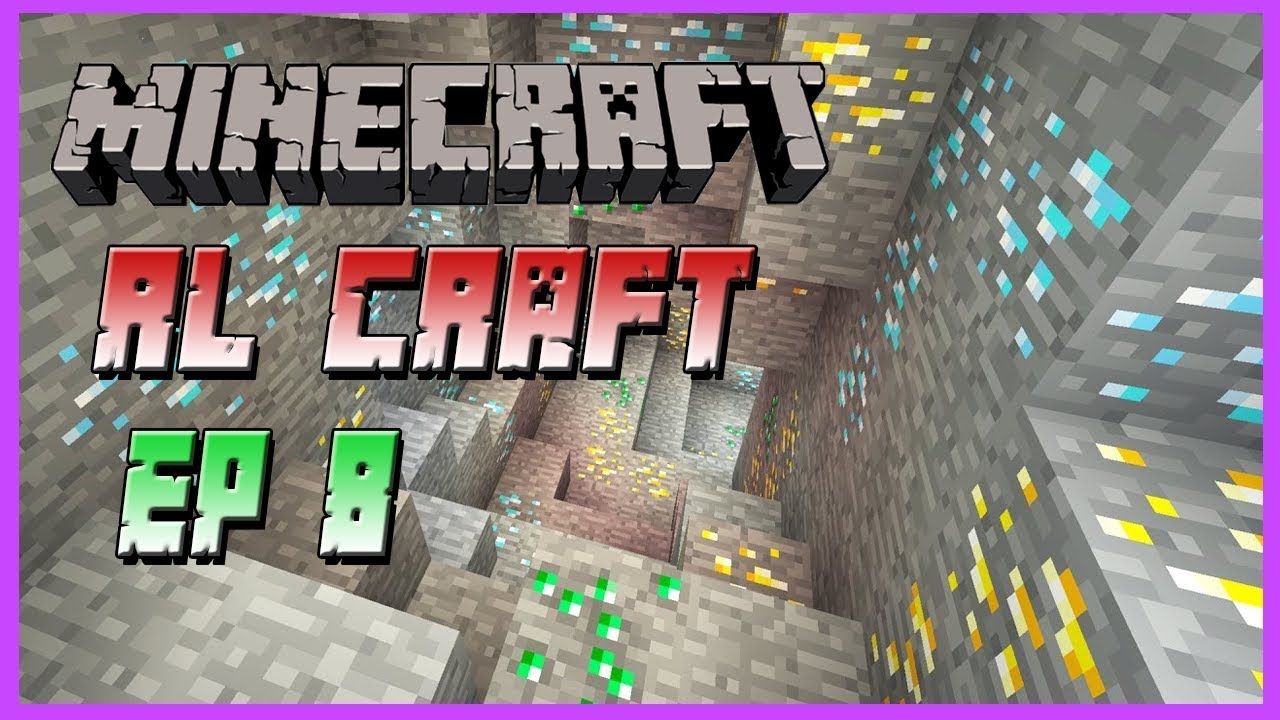 Minecraft Mining Out Our Diamond Tunnels Ep 8 (RLCraft) - YouTube