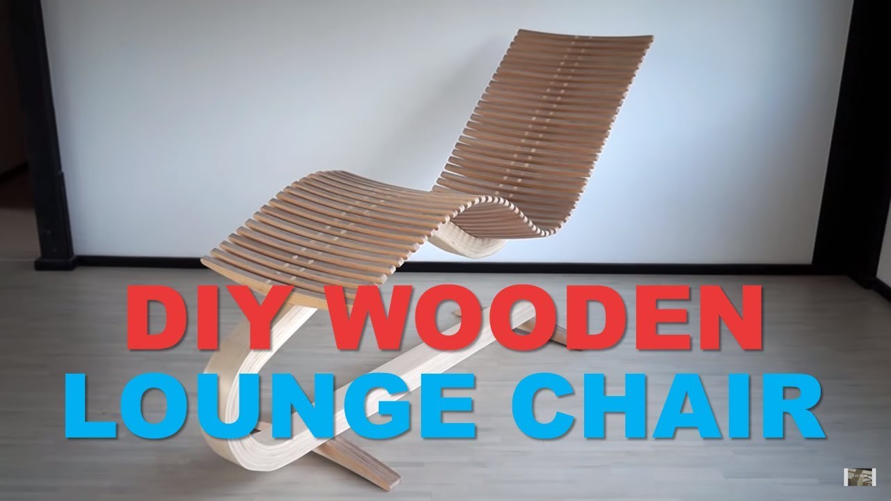 How to Make DIY Wooden Lounge Chair - YouTube