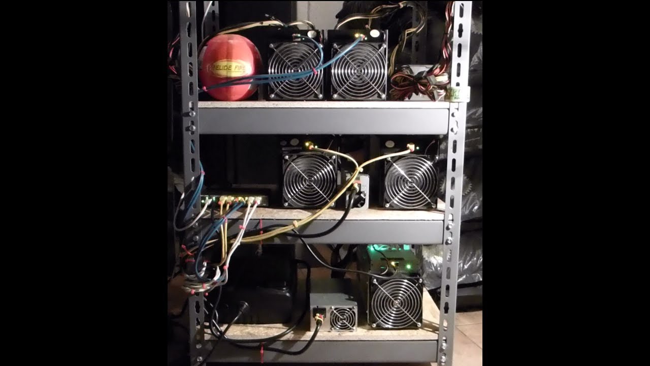 mini ASIC mining rig | BITMAIN AntMiner | Bitcoin - YouTube