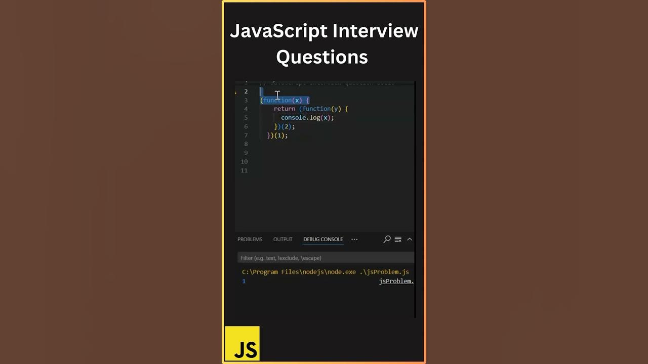 Tricky Javascript Interview Questions 0116 Javascript Coding Youtube