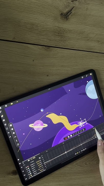 Space animation for the Callipeg animation challenge. - YouTube