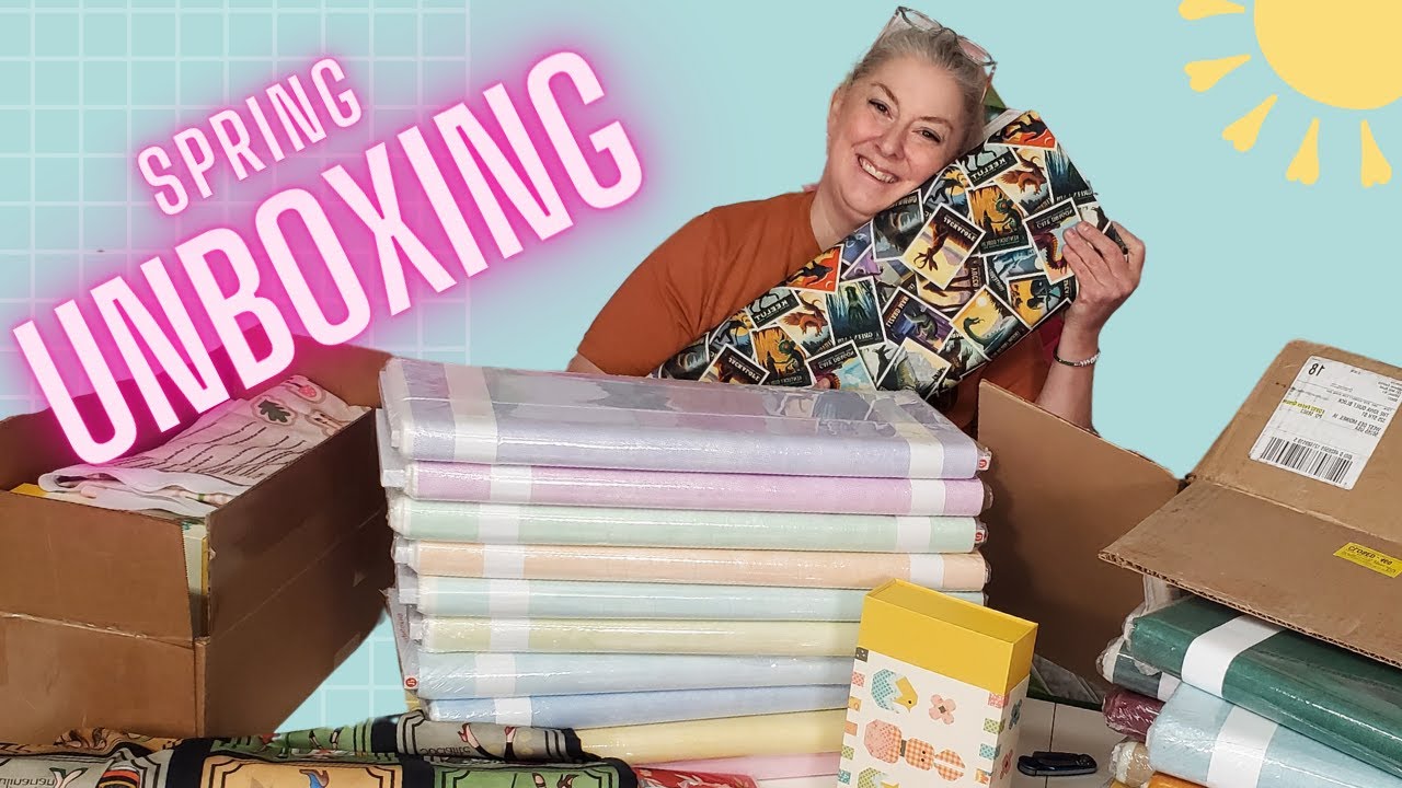 Spring Fabric Unboxing! - YouTube
