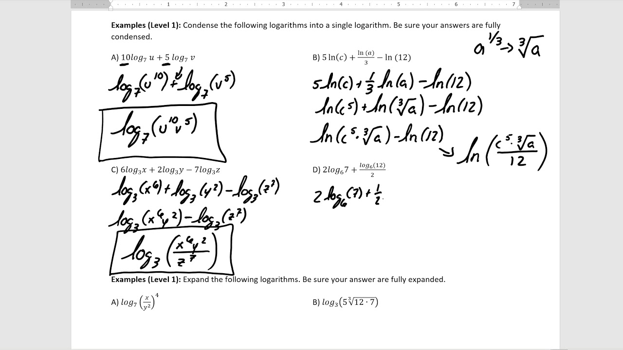 College Algebra Notes 4.2 - YouTube