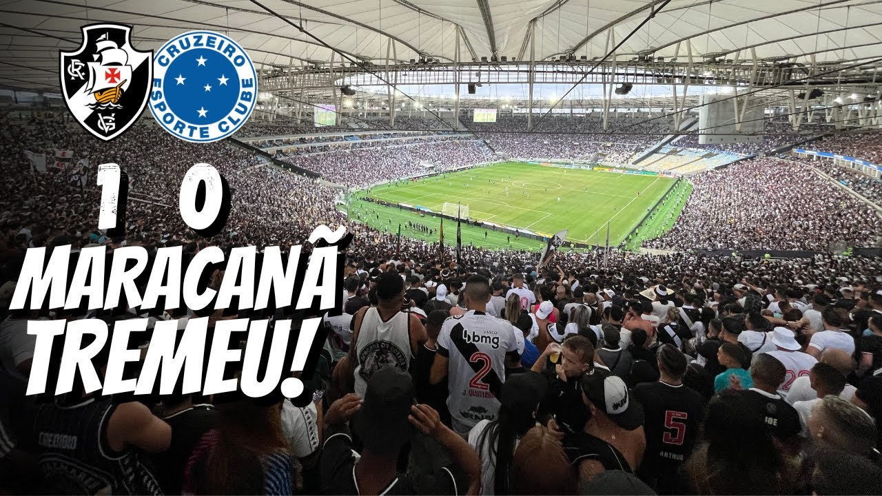 FESTA INCRÍVEL: A TORCIDA DO VASCO FEZ O MARACANÃ FERVER | VASCO 1 x 0 ...