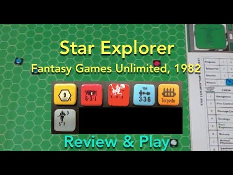 Star Explorer (Fantasy Games Unlimited) Review & How to Play - YouTube