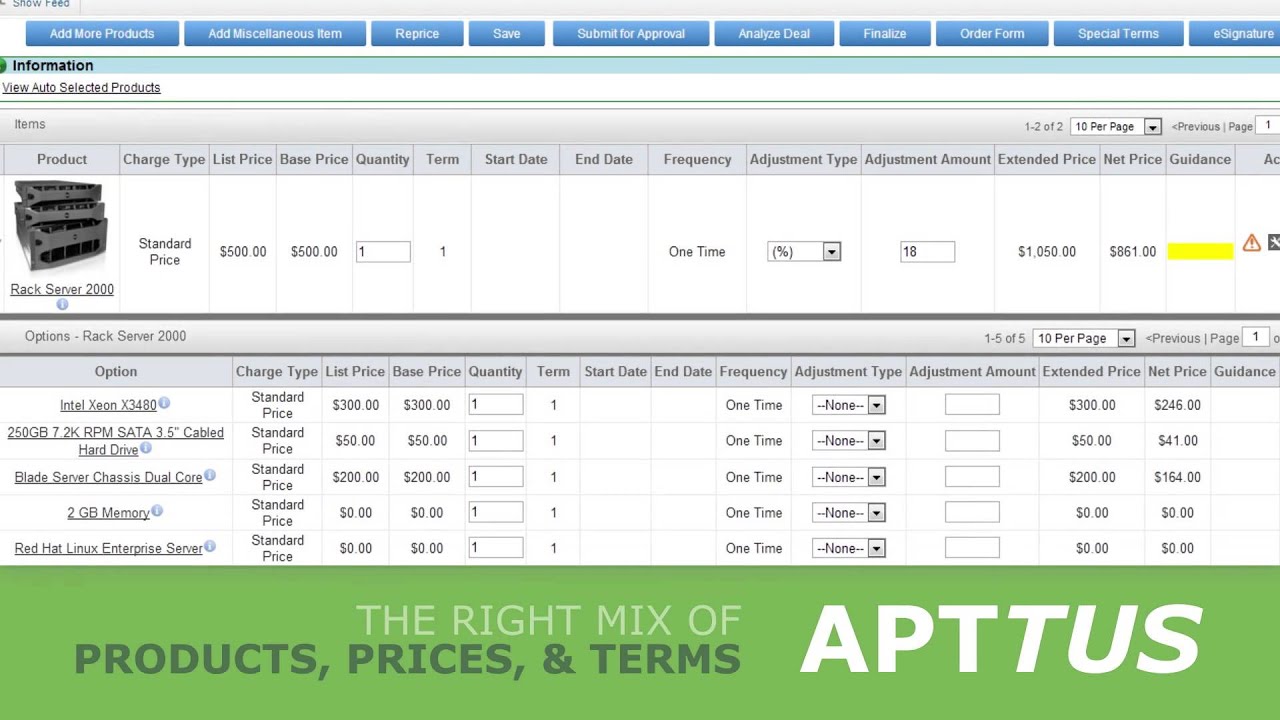 Apttus QTC - YouTube