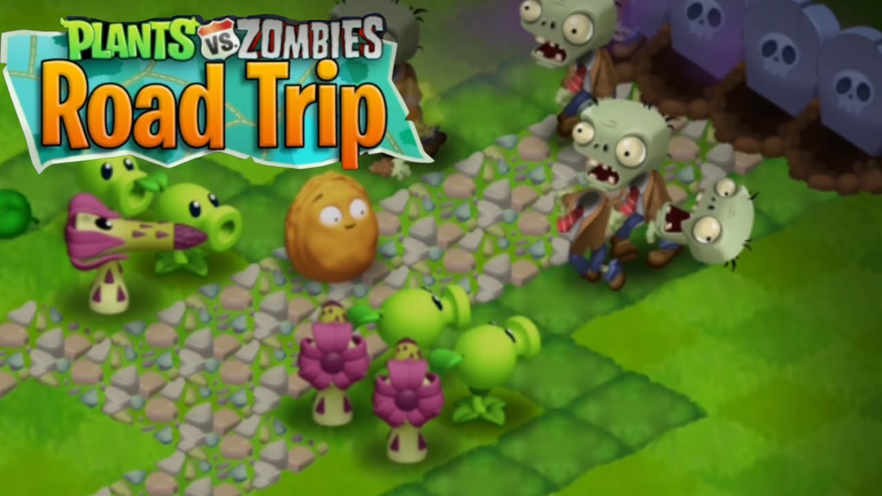 PvZ Road Trip All Levels! (1-10) - YouTube