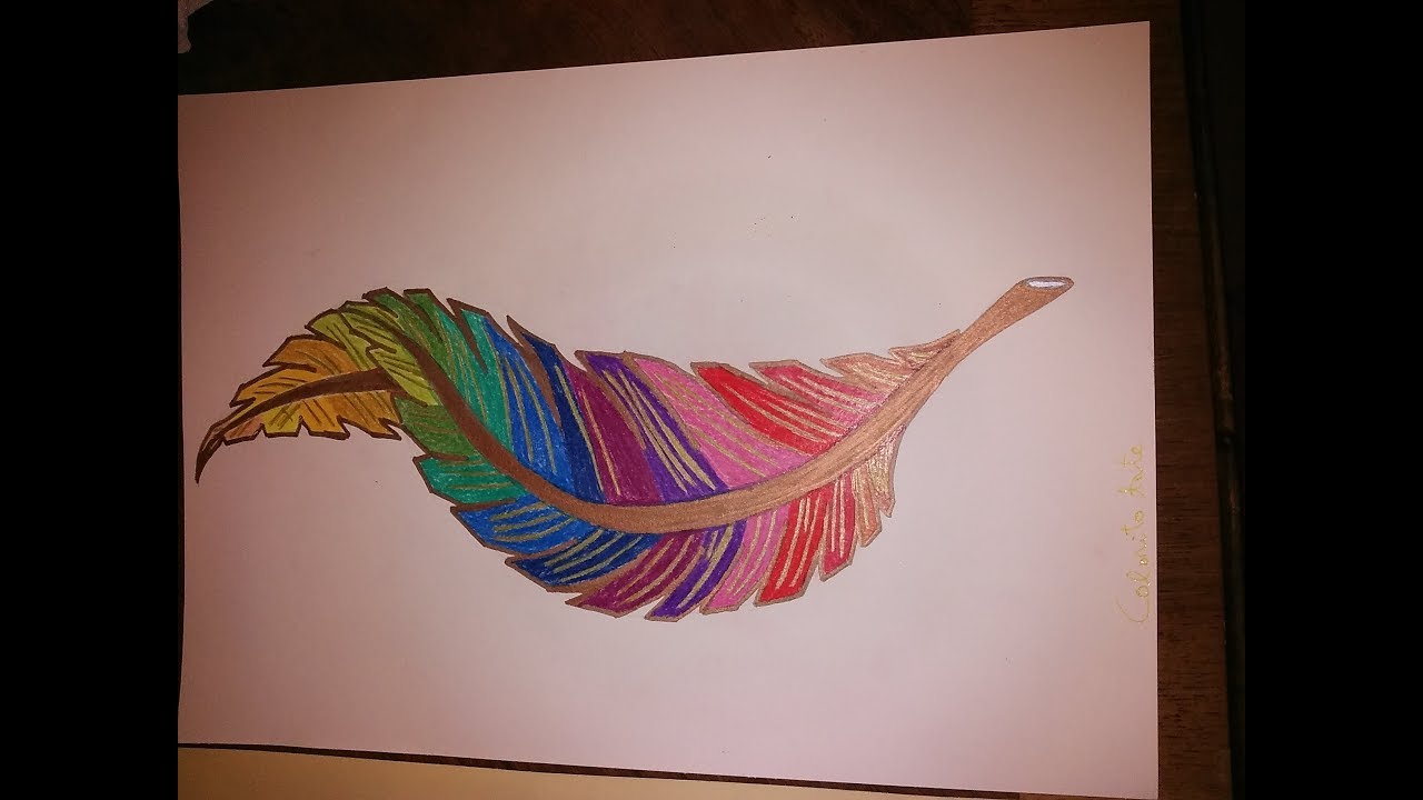 Egy toll és más semmi #toll #rajz #drawing #feather #ASMR - YouTube