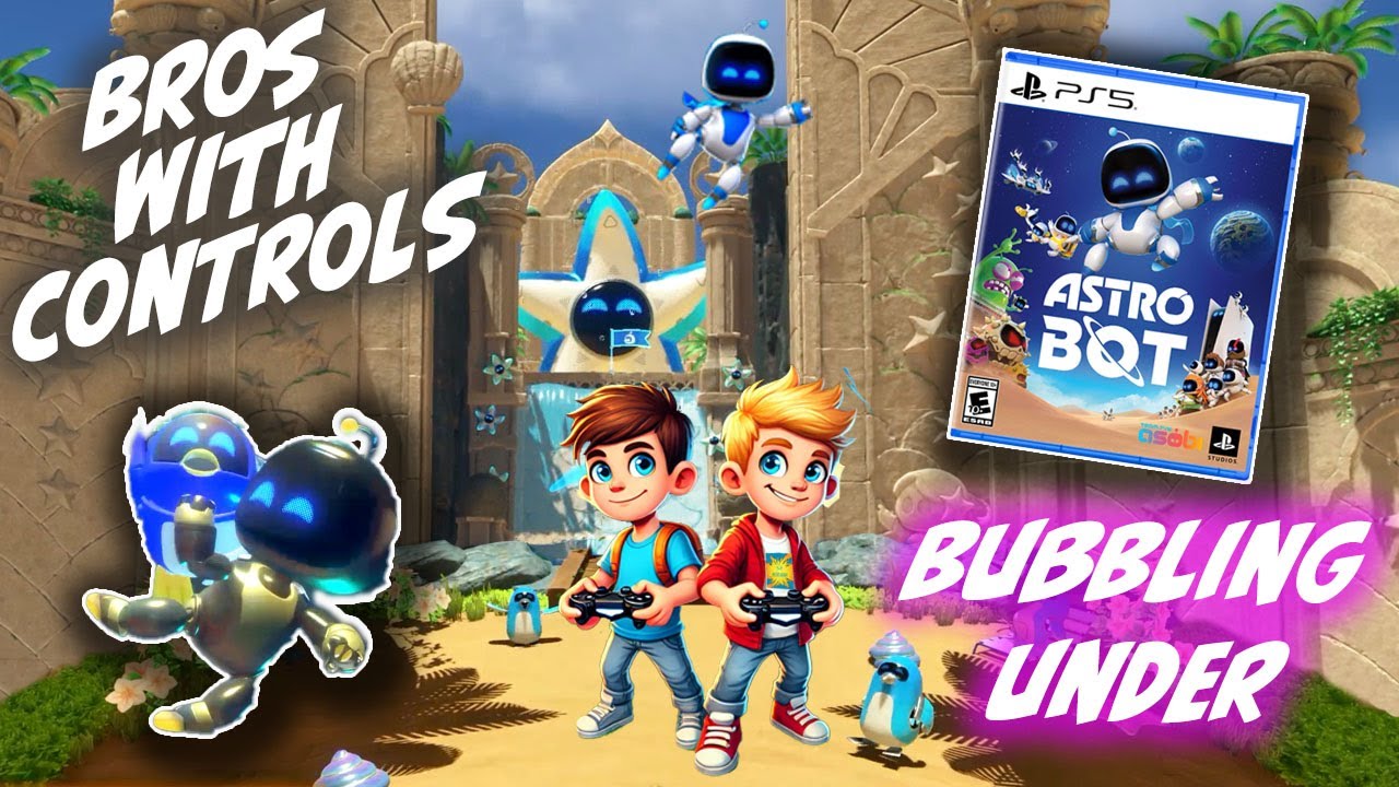 Astro Bot PS5 – Underwater Rescue Adventure! 🐧 Penguin Backpack & Giant ...