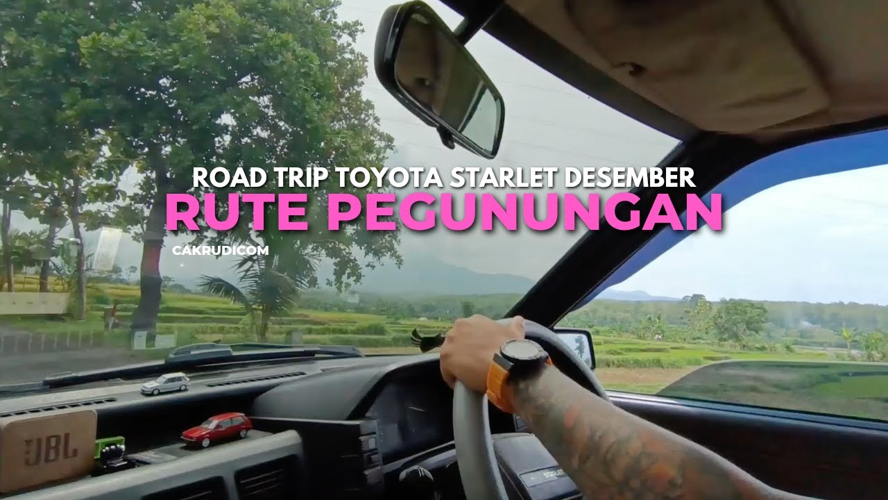 Naik Toyota Starlet Road Trip ke Tapak Djati | Carvlog - YouTube