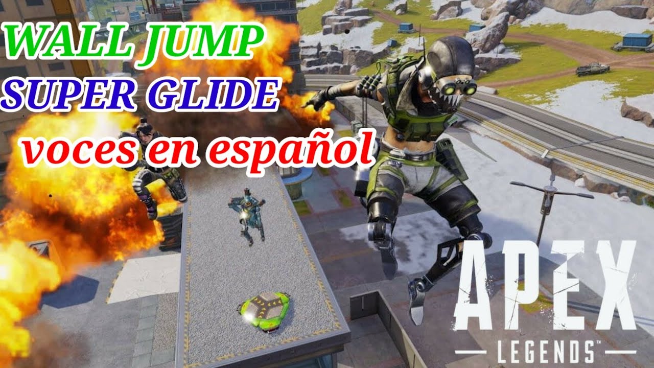 cómo hacer el WALL JUMP SUPER GLIDE /apex legends mobile - YouTube