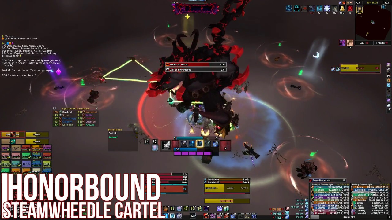 [Emerald Nightmare] Xavius Mythic - Frost Death Knight - YouTube