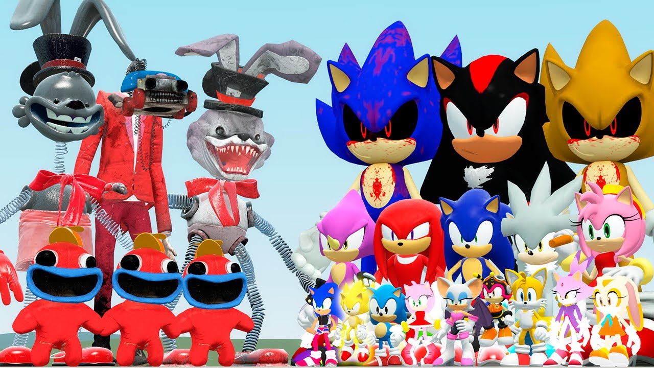 FINDING FRANKIE VS SONIC THE HEDGEHOG (Garry's Mod) - YouTube