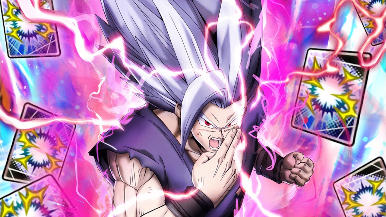 I gave LF Beast Gohan INFINITE BLUE CARDS AND INFINITE VANISHES ...