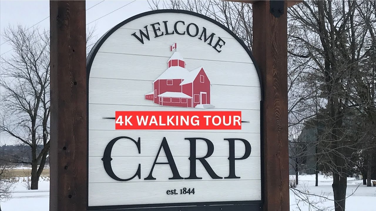 Carp Village Ottawa Ontario Canada 4K Walking Tour | A Small Historic ...