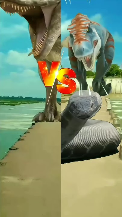 Big Dinosaur vs T Rex dinosaur fight p#1 #dinosaurs#jurassicworld# ...