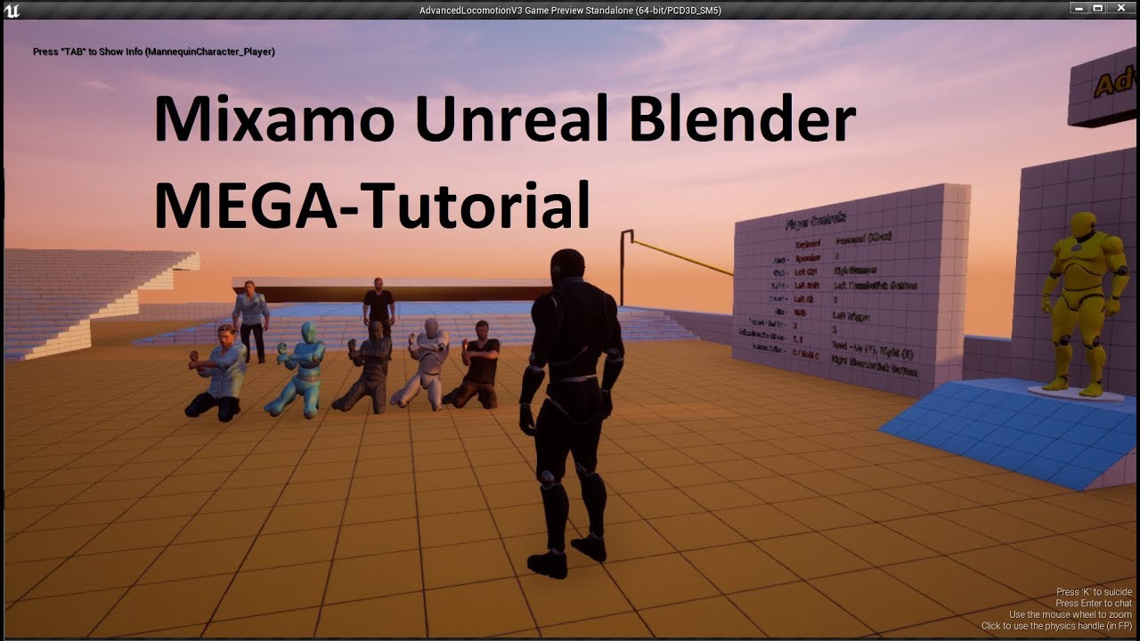 Unreal Mixamo Re Target Mega Tutorial Youtube