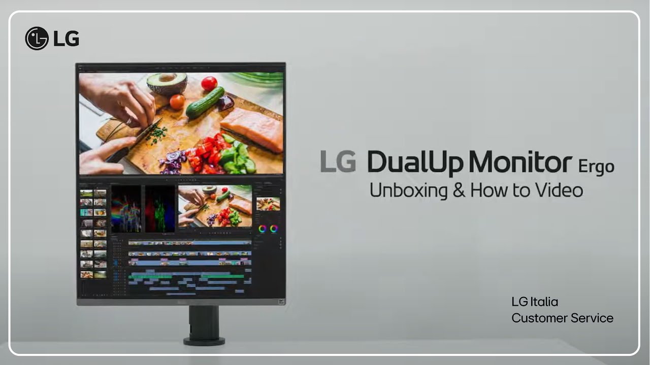 Monitor LG | Installazione e utilizzo Monitor LG DualUp - YouTube