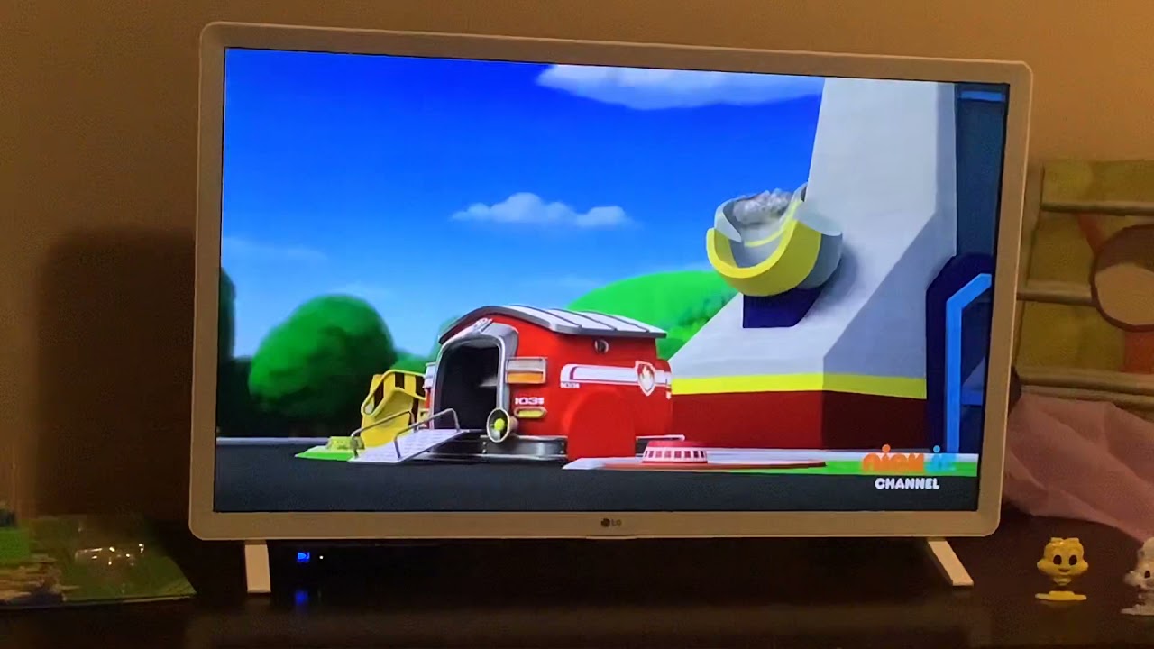 Paw Patrol Marshall falls off the slide - YouTube