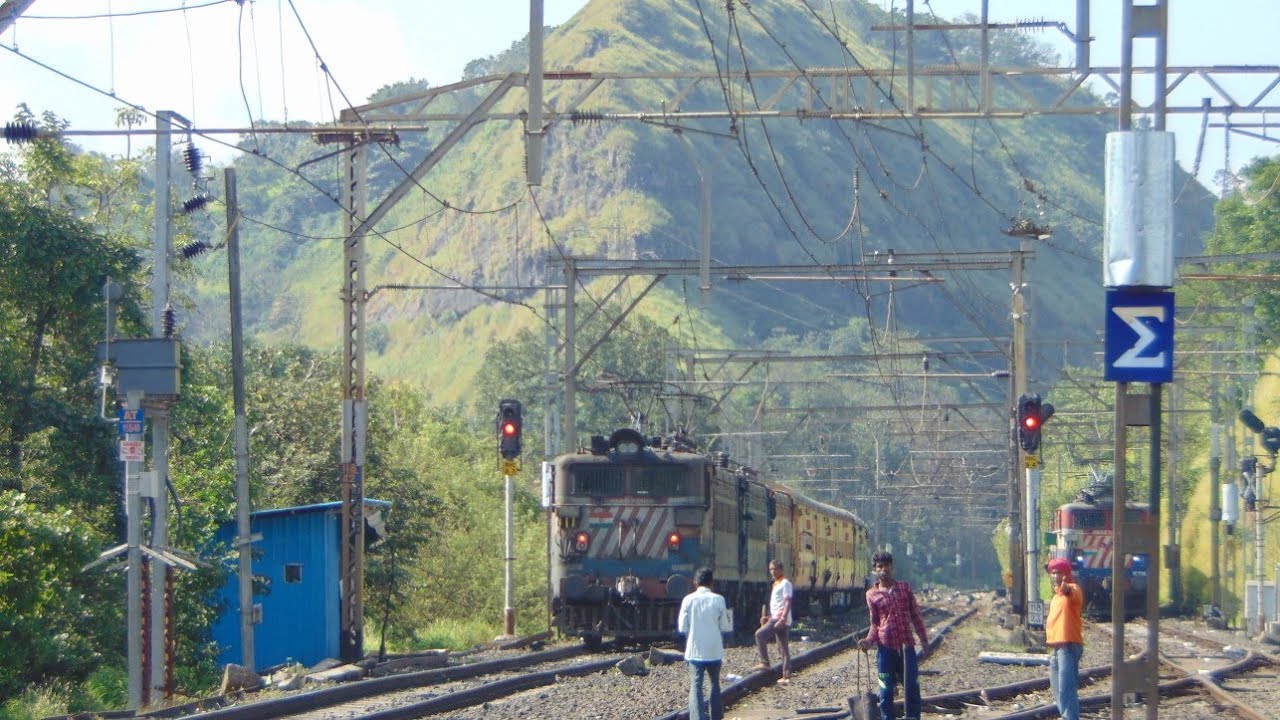 Mumbai-Pune Express Trains| Stunning Green Bor Ghat & Monkey Hill Views ...
