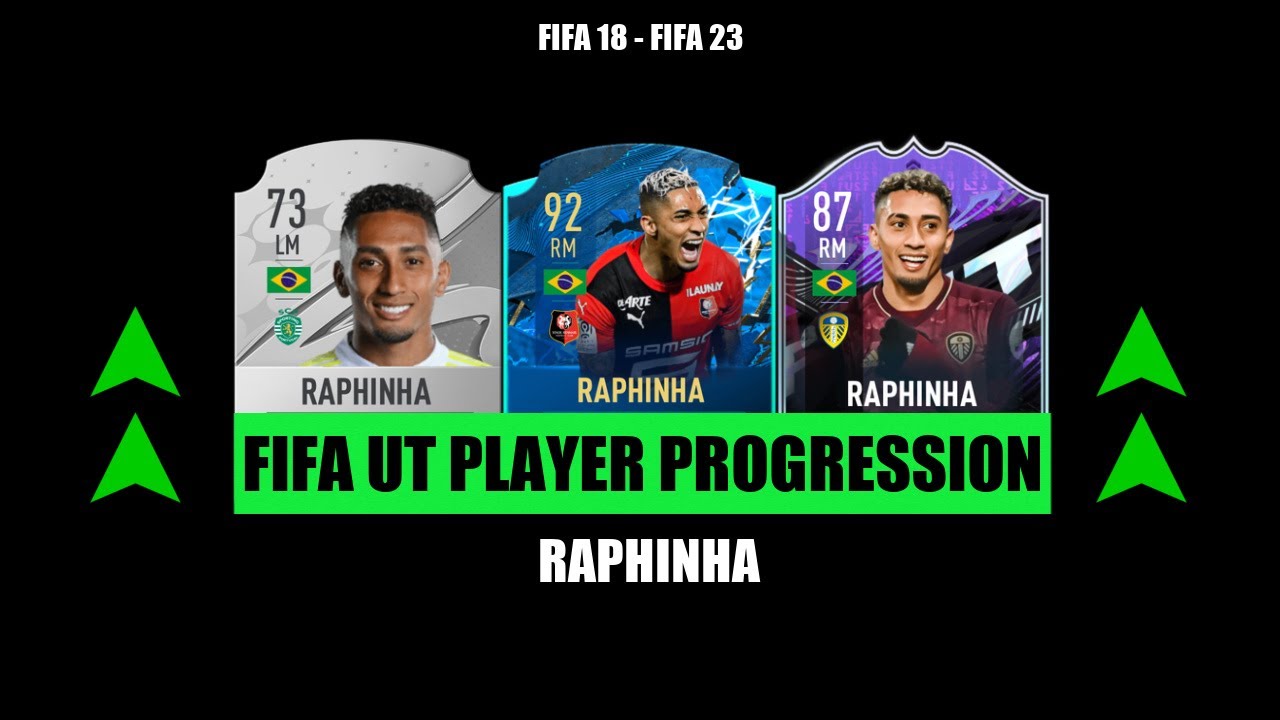 RAPHINHA | WORST & BEST FIFA ULTIMATE TEAM CARD EACH YEAR ⚡️😱 | FIFA 18 ...