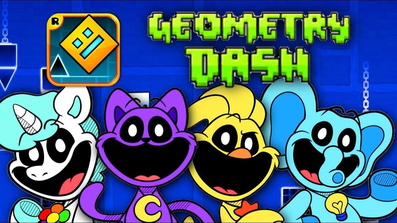Smiling Critters Play Geometry Dash (CatNap Poppy Playtime Chapter 3 ...