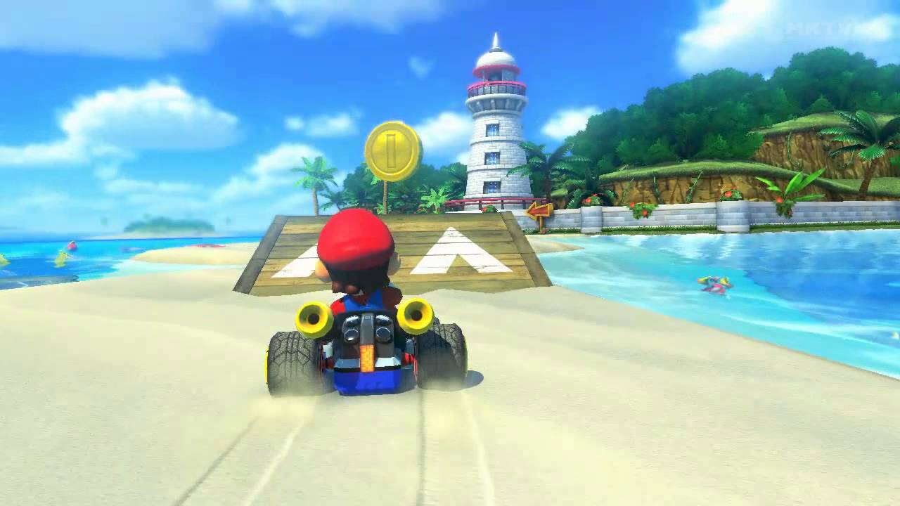 Wii U - Mario Kart 8 - (DS) Cheep Cheep Beach - YouTube