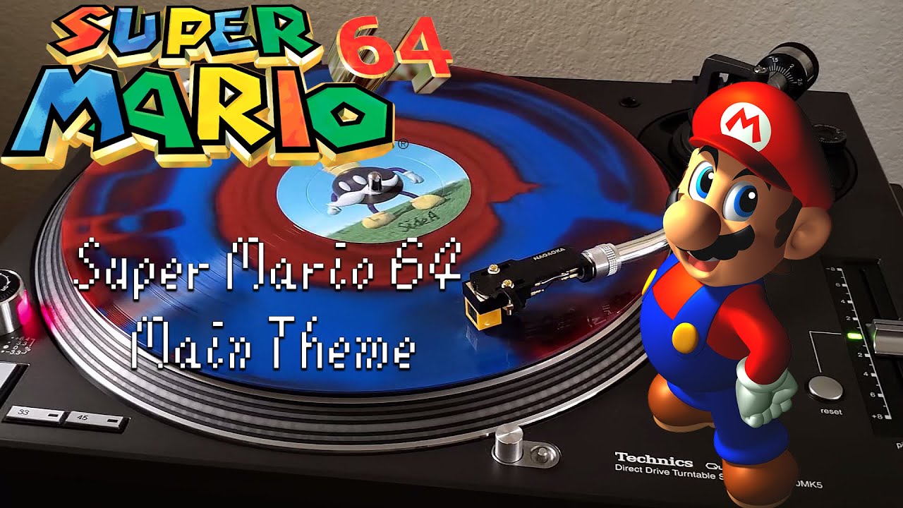 Super Mario 64 (OST) - Super Mario 64 Main Theme - Red & Blue Swirl ...