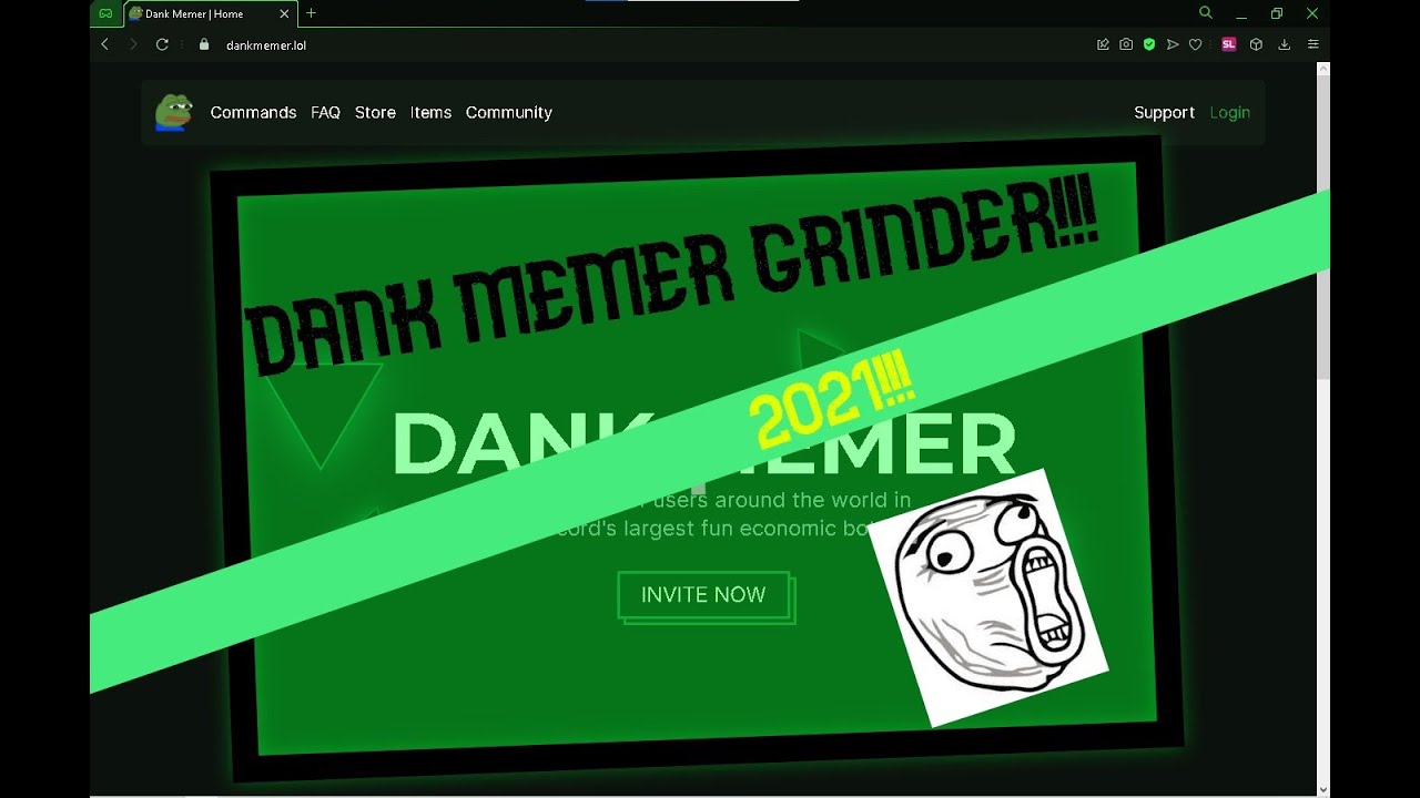 DANK MEMER GRINDER 2021!!! WORKS! - YouTube