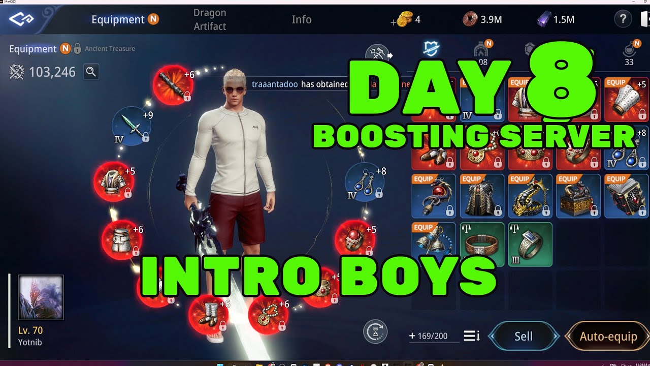 CHOCO WARS SERVER UP DAY8 BOOSTING SERVER UMAY QUEST LETS GO! WITH YOTNIB - YouTube