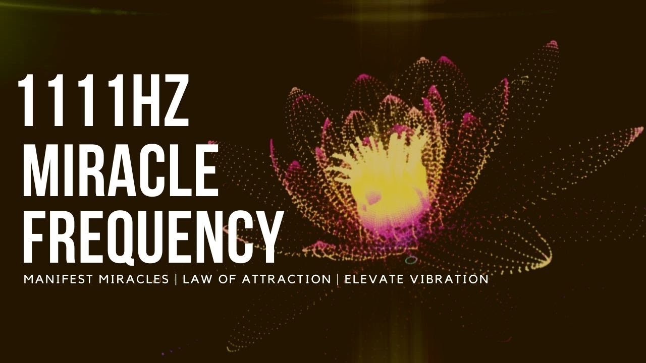 1111HZ | Miracle Frequency to Manifest Miracles, Law of Attraction and ...