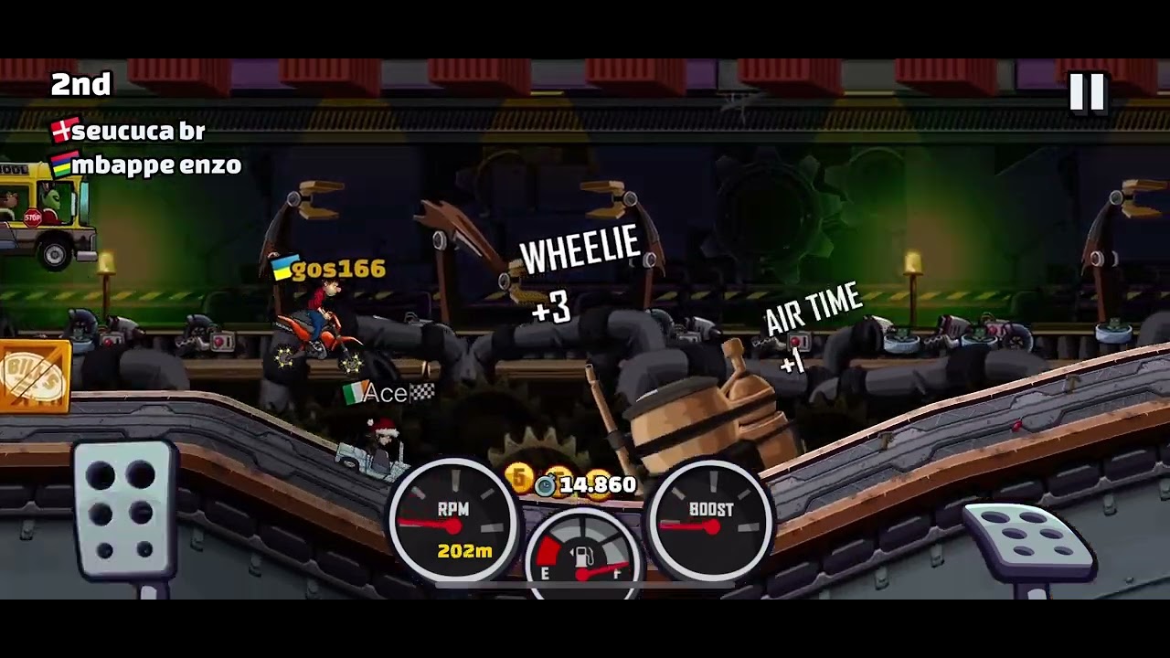 Hill Climb Racing - FIRE TRUCK in Volcano Gameplay Walkthrough - YouTube