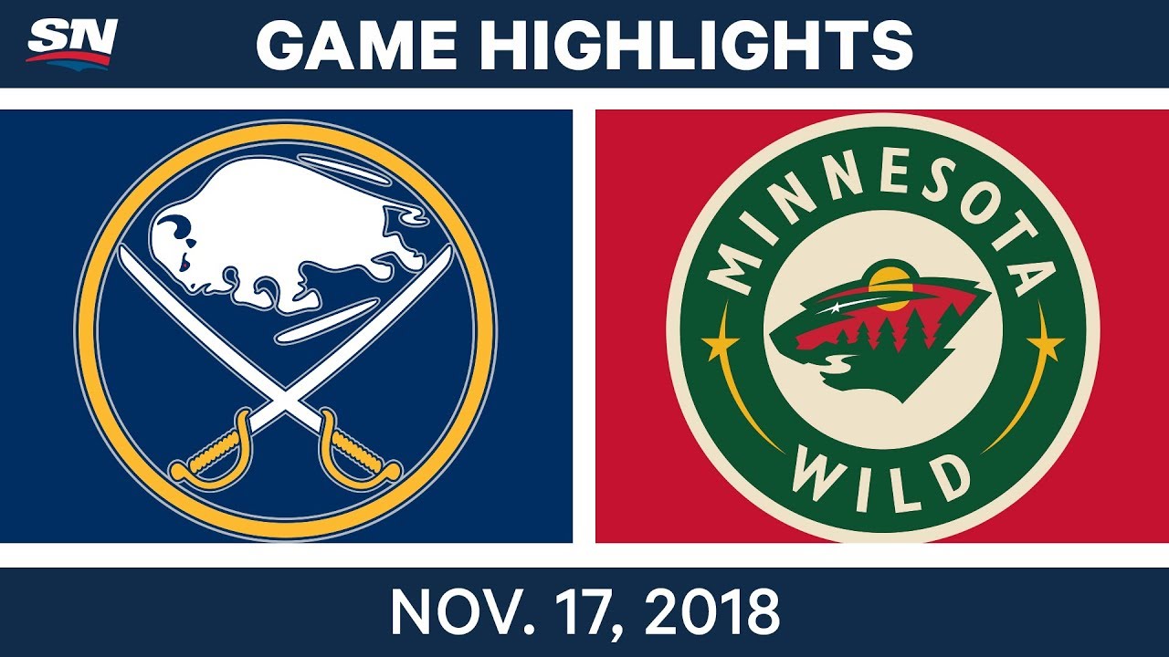 NHL Highlights | Sabres vs. Wild – Nov. 17, 2018 - YouTube
