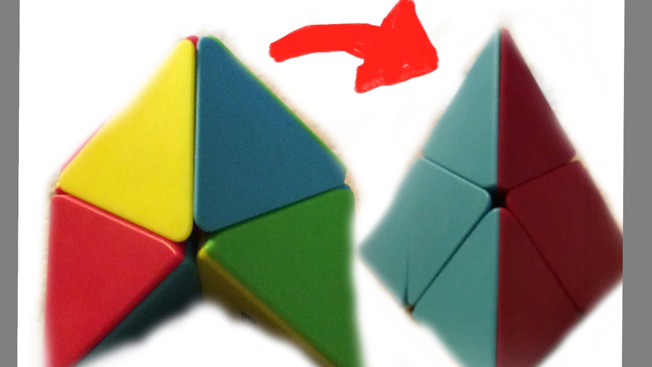 How to solve the 2x2 pyraminx - YouTube