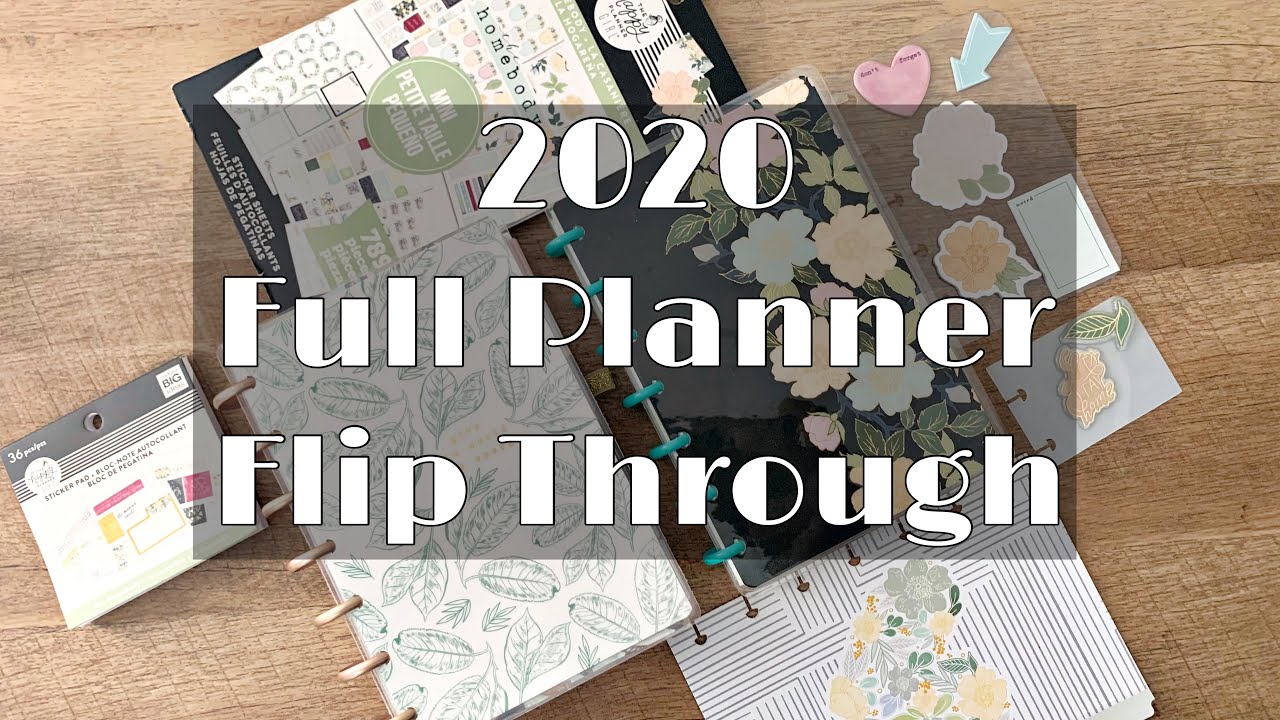 Full 2020 Planner Flip Through - YouTube