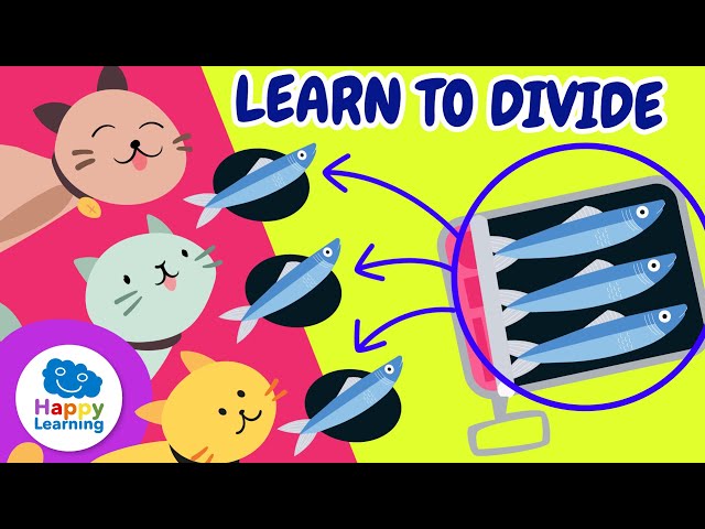 Learn Division and Fractions in a Fun and Easy Way | Educational Videos ...