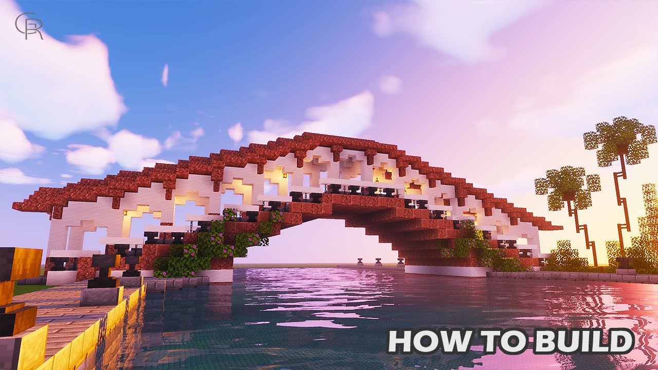 Minecraft: how to build a VICTOREAN BRIDGE tutorial (Minecraft house ...