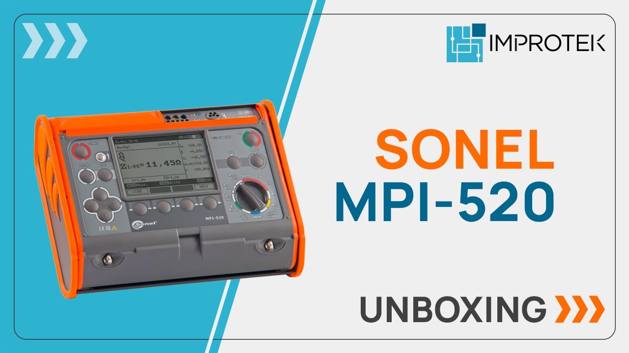 UNBOXING SONEL MPI-520 | Medidor Multifunción de Parámetros de Instalaciones Eléctricas - YouTube
