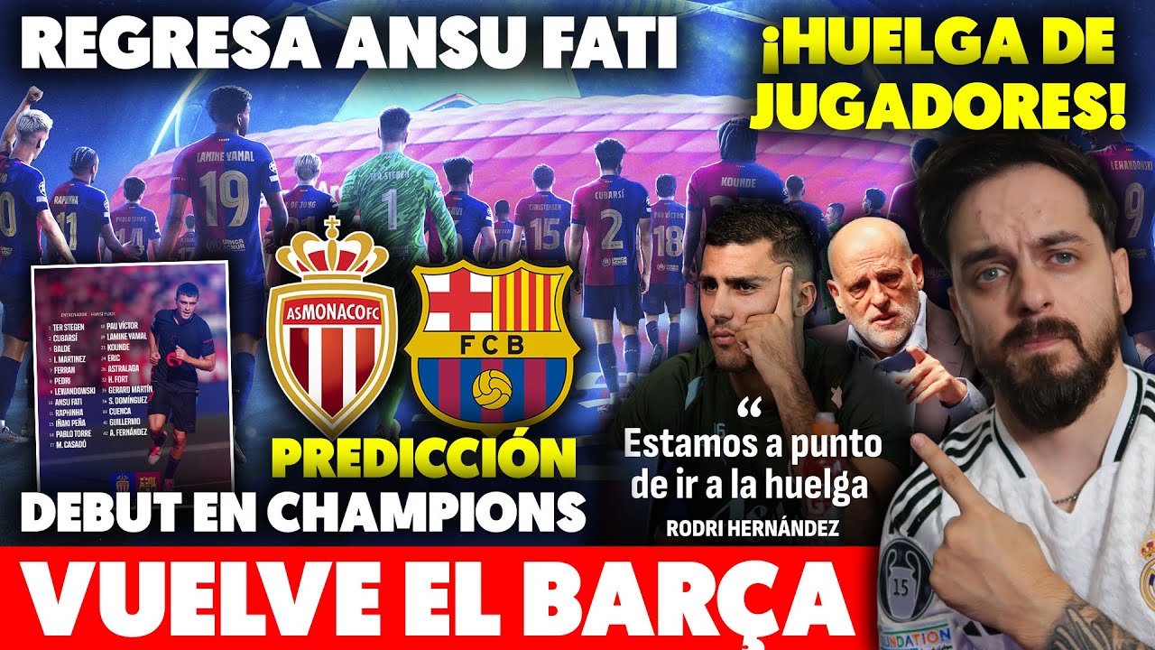 EL BARÇA VUELVE a la CHAMPIONS... ¡Y CON ANSU FATI! DEBUT ante el ...