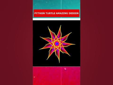 Python Turtle Graphics Code: Amazing Fascinating Flower Drawing. - YouTube