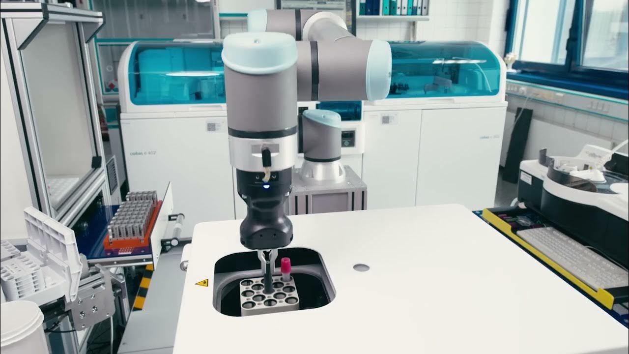 Diabots Lab Automation. Stationary Robot- Short Movie - YouTube